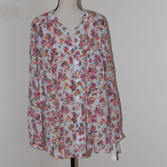 Zac & Rachel | Tops | Zac Rachel Floral Long Sleeve Top | Poshmark